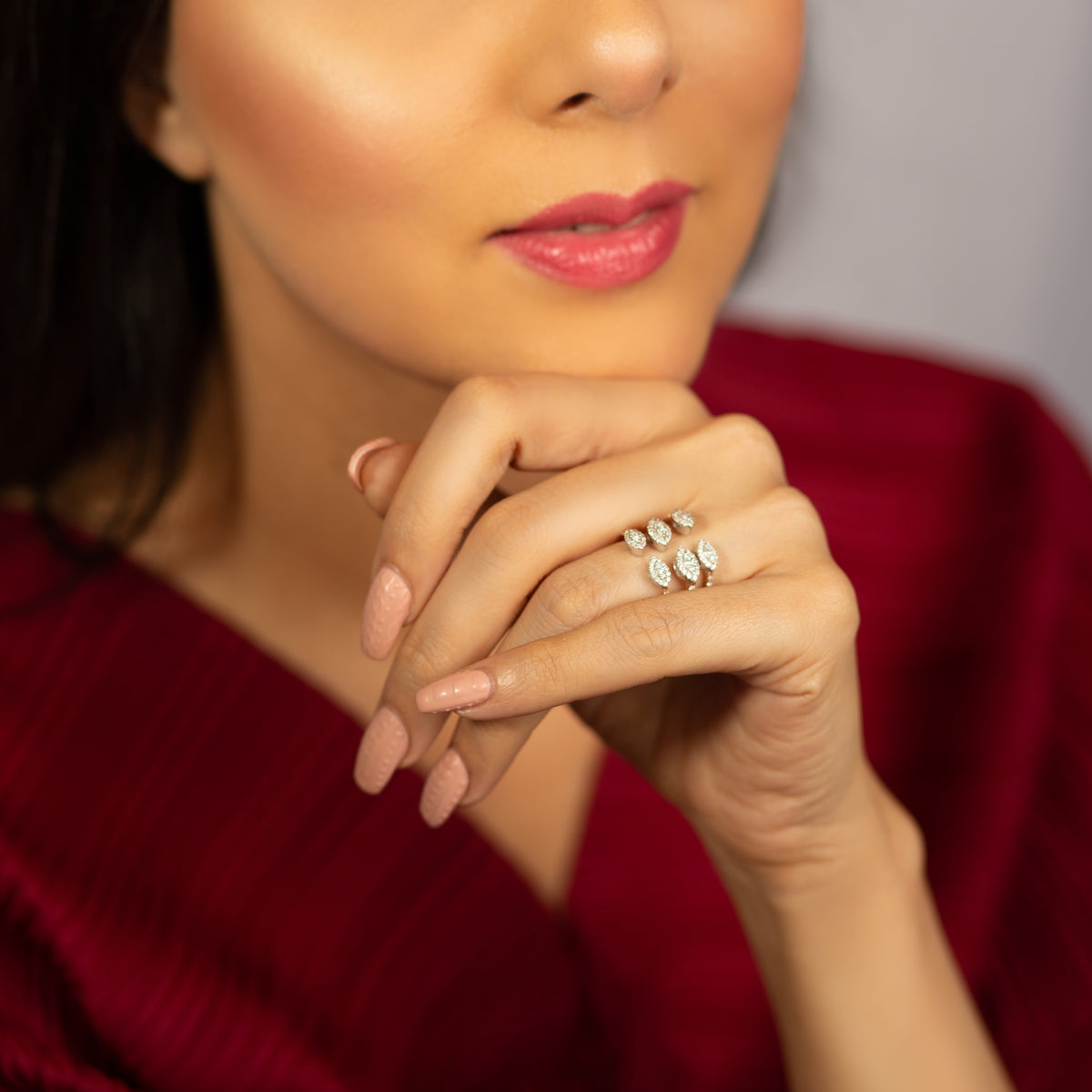 Trident Diamond Ring – Khushi Jewellers